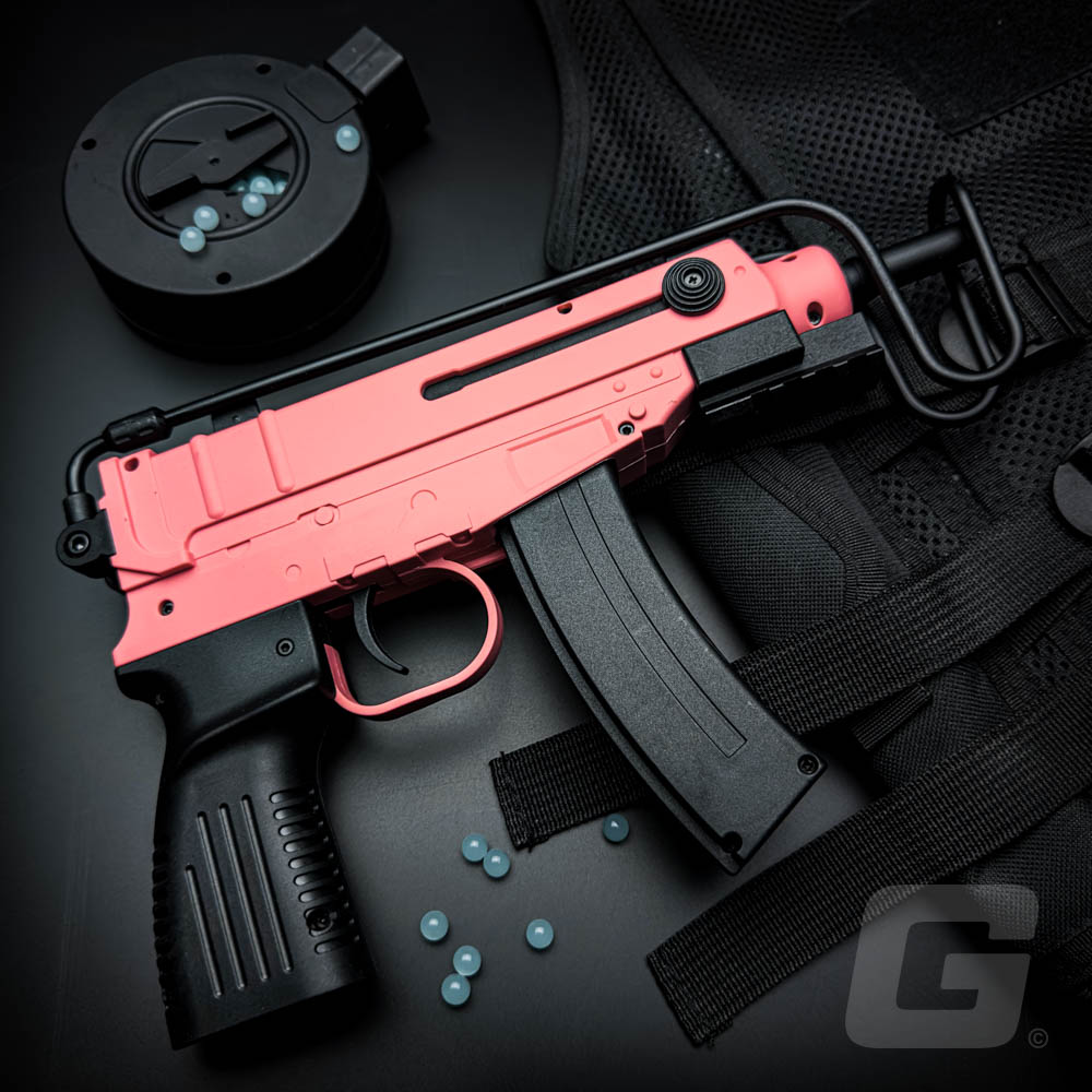 VZ61 Gel Blaster - Rose | GelWeapons.fr